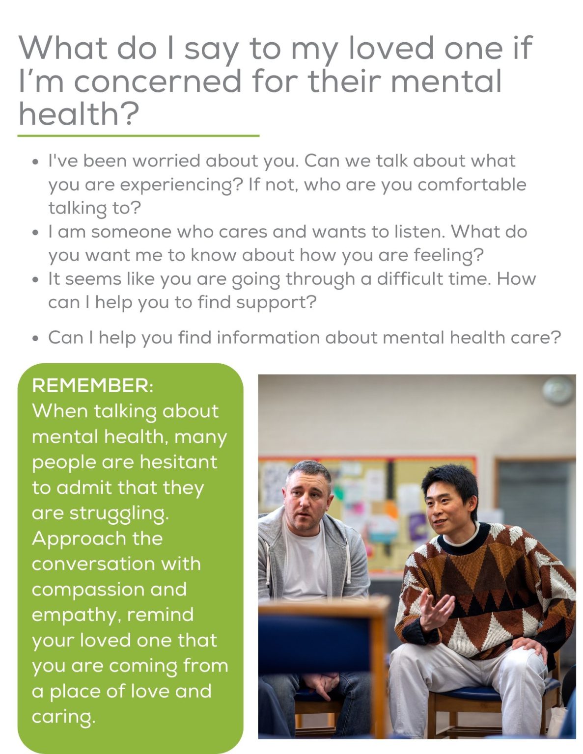 Let's Talk About Mental Health - MHS/TURN